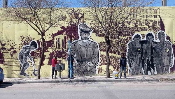 Θεσσαλονίκη: Αποκατέστησαν την τοιχογραφία που τιμά τα θύματα της ...